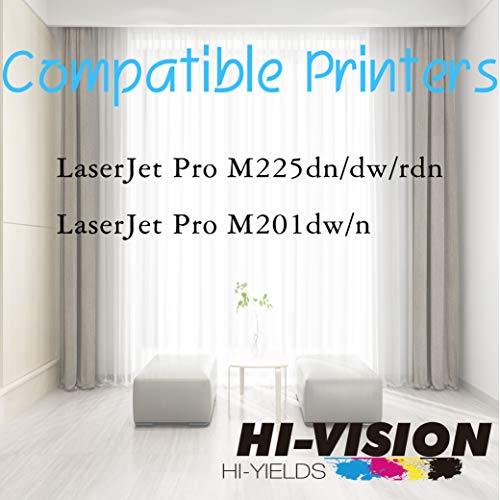 HI-Vision Compatible Toner Cartridge Replacement for HP 83X 283X CF283X (1 Pack) Works for Laserjet Pro MFP M127fw M127fn M125nw M201dw M201n M225dn M225dw M125a Series Printer