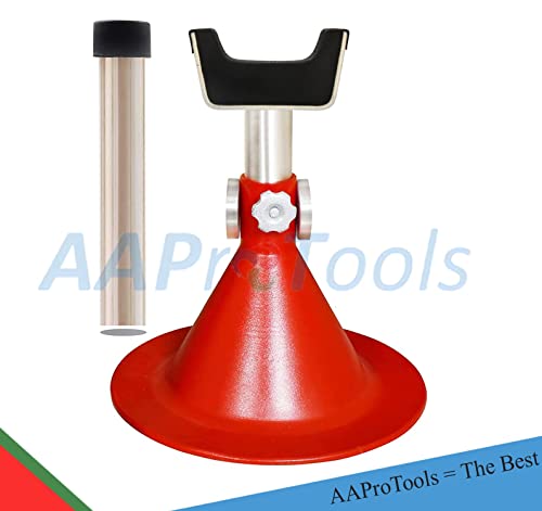 AAProTools Standard Horse Size Hoof Farrier Stand with Two Magnets RED + 1 Free Hoof Knife & Farrier Hammer