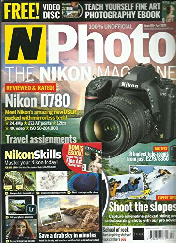 100% UNOFFICIAL N PHOTO THE NIKON MAGAZINE, APRIL, 2020 FREE VIDEO DISC INCUDED