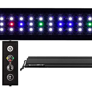 beamswork vivio full spectrum led timer adjustable dimmer aquarium fish tank light freshwater 12 20 24 30 36 48 (48" - 54")