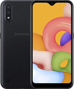 samsung galaxy a01 sm-a015a 16gb 5.7” single-sim at&t gsm unlocked android smartphone - black