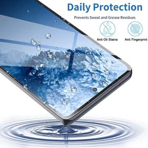 Galaxy S20 FE Screen Protector and Camera Protector, [3 Screen Protectors+3 Camera Protectors][Support Fingerprint] Tempered Glass Screen Protector for Samsung Galaxy S20 FE 5G/4G