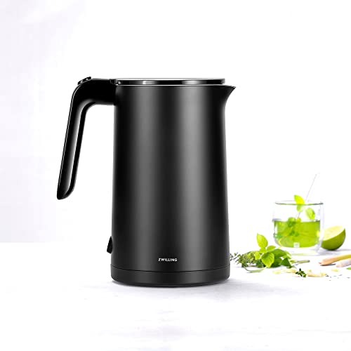 ZWILLING Enfinigy Cool Touch 1.5-Liter Electric Kettle, Cordless Tea Kettle & Hot Water