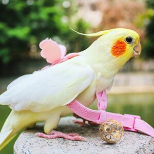 POPETPOP 10pcs Parrots Tabletop Interactive Toys Pack Bird Puzzle Training Toys Set Mini Pink Shopping Cart Toy with Hollow Balls Star Ring Pet Educational Toys for Cockatiel Cockatoo