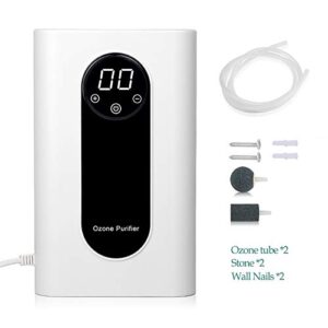 Ozone Generator Air Purifier, 2021 New Models More Powerful 500mg/h Ozone Machine, O3 Deodorizer for Air, Water, Vegetable and Fruits