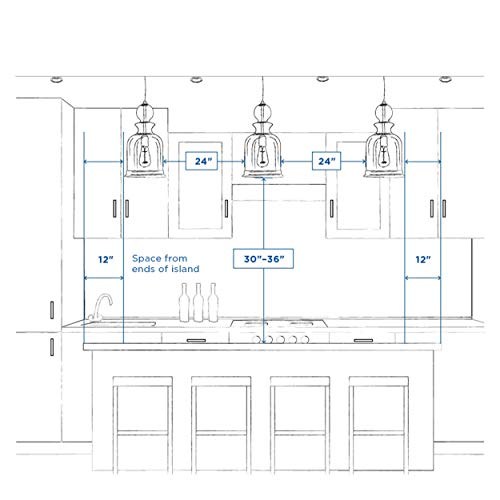 Progress Lighting P500041-031 Briarwood Pendants, Ceruse Black 9.00x10.00x10.00