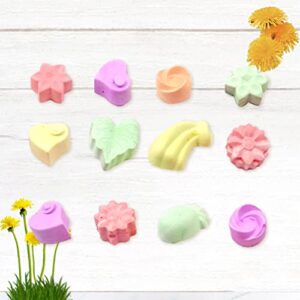 TEHAUX 12pcs Hamster Chew Toy Teeth Grinding Lava Block Calcium Stone for Chinchilla Rabbits Rats Mouse Squirrels (Random Style)