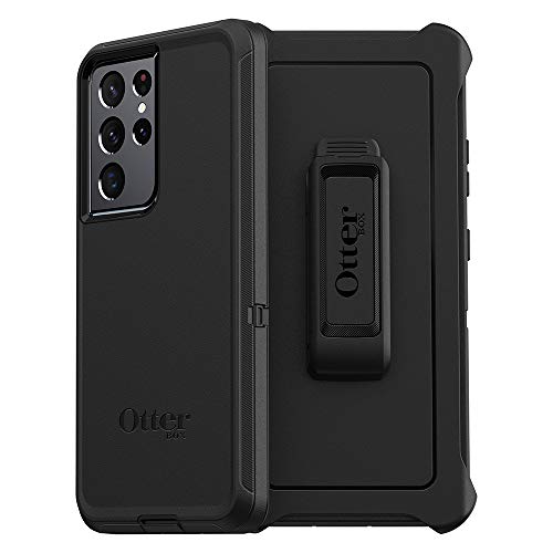 OtterBox DEFENDER SERIES SCREENLESS Case Case for Galaxy S21 Ultra 5G (ONLY - DOES NOT FIT Non-Plus or Plus Sizes) - BLACK