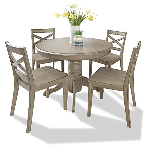 homestyles Mountain Lodge 5 Piece Dining Set, Gray