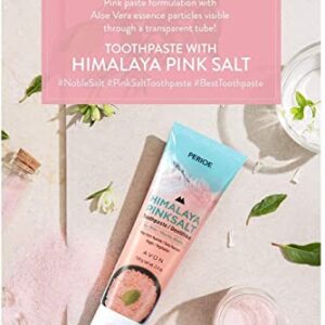 PERIOE Flouride-Free Himalayan Pink Salt Toothpaste, 3.4 oz - Ice Mint w/Aloe Vera | Vegan, Cruelty-Free, Paraben-Free Plaque & Tartar Remover Oral Care Travel Size Toothpaste