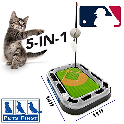 Pets First Chicago Cubs Baseball Cat Scratcher Toy