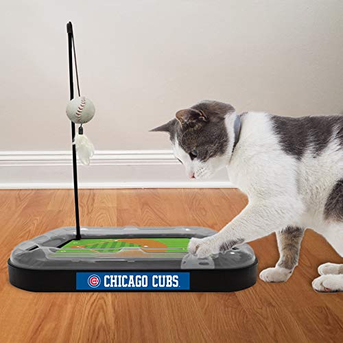 Pets First Chicago Cubs Baseball Cat Scratcher Toy