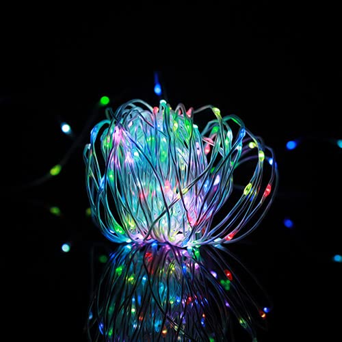 YESTORY 66Ft Plug in LED String Lights for Party Holiday Wedding Christmas Decoration