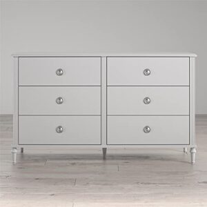 little seeds rowan valley arden 6 drawer grey kids’ dresser