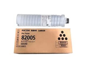 ricoh oem original 828484 - ricoh pro 8200s toner black 82k