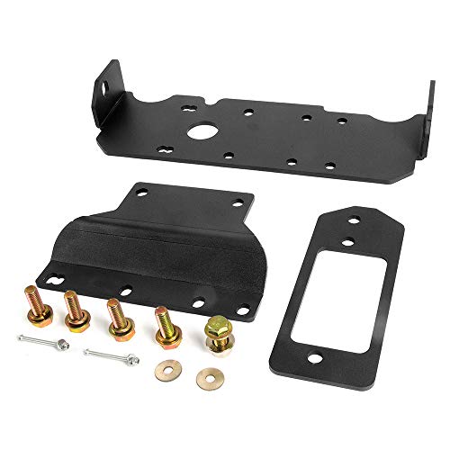 RANSOTO Winch Mount Plate Kit Compatible with 2016 2017 2018 2019 2020 2021 2022 Honda Pioneer 1000 1000-5 Replace 101285