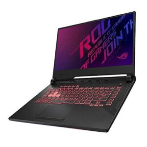 asus 2020 rog strix g 15.6" fhd led gaming laptop computer, intel core i7-9750h, 32gb ram, 2tb hdd+2tb ssd, backlit keyboard, geforce gtx 1650 graphics, hdmi, win 10, black, 32gb snow bell usb card