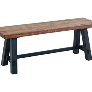 Alaterre Furniture Adam 48" L Solid Wood Bench