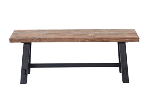 Alaterre Furniture Adam 48" L Solid Wood Bench