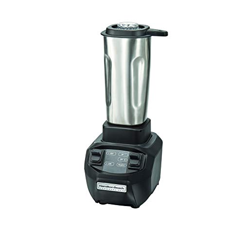 Hamilton Beach Commercial 32 Oz Stainless Steel Rio Bar Blender, 1.6 HP, Black (HBB255S)