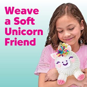 Creativity for Kids Quick Knit Loom Unicorn Plushie - Knitting Craft Kit for Kids - Create a DIY Unicorn Plush Toy