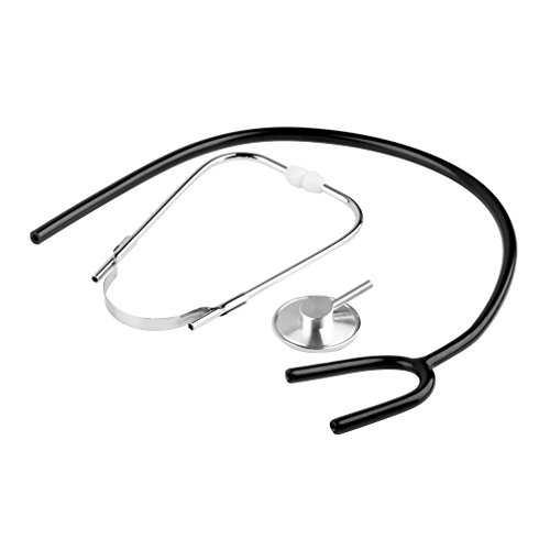 BinaryABC Halloween Doctor Costume Cosplay Accessories,Stethoscope Toy,Kids Doctor Stethoscope,Kids Working Stethoscope(Black)