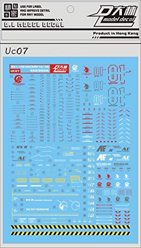 ANSAI Decals Decal fits Hobby MG Unicorn RX-0 Modeling Decals