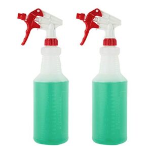 8 Pcs Spray Bottle Nozzles- Chemical Resistant Industrial Spray Bottle Nozzle Replacement Head- Leak Proof, Low Fatigue, Wide Usage, Heavy Duty Trigger Spray Nozzle for Bottles 16Oz, 24Oz & 32Oz