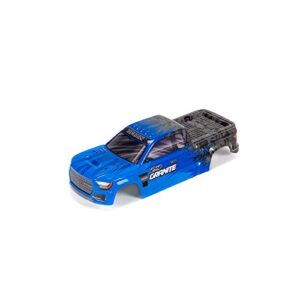 arrma 1/10 painted body, blue: granite 4x4 mega, ara402302