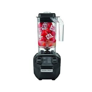 hamilton beach commercial rio bar blender, 1.6 hp, black (hbb255)