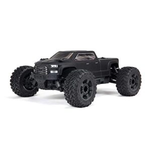 arrma 1/10 big rock 4x4 v3 3s blx brushless monster rc truck rtr (transmitter and receiver included, batteries and charger required), black, ara4312v3