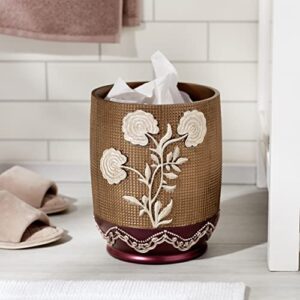 Popular Bath 961690 Ombre Rose, Waste Basket, Burgundy