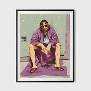 suatmm the big lebowski inspired bathroom poster 11x17