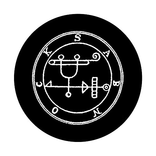 Seal of Sabnock Sigil Talisman Demon Circle PopSockets Grip and Stand for Phones and Tablets