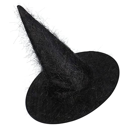 Black Witch Hat Halloween Costumes for Kids Women Modern Witch hats Decorations