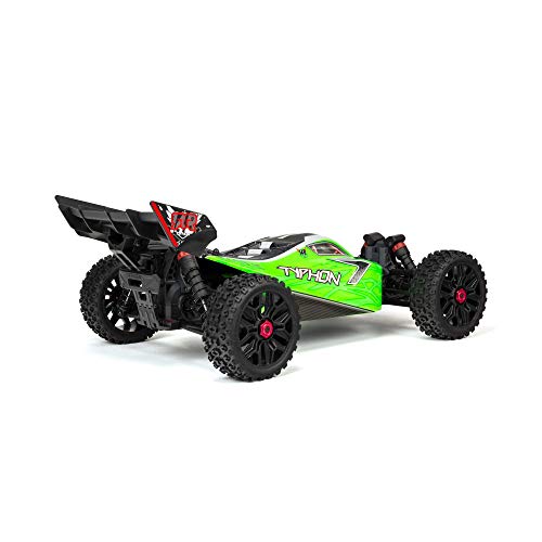 ARRMA 1/8 Typhon 4X4 V3 MEGA 550 Brushed Buggy RC Truck RTR (Transmitter, Receiver, NiMH Battery and Charger Included), Green, ARA4206V3, Cars, Electric Kit Other