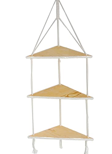 Tinkiture Designs Corner Hanging Shelf (Natural)