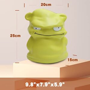 Anboor 9.8 Inches Jumbo Squishies Green Monster Kawaii Soft Slow Rising Scented Squishys Stress Relief Kids Toys