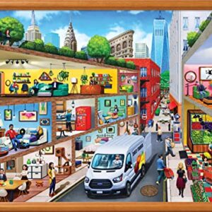 MasterPieces 1000 Piece Jigsaw Puzzle for Adults, Family, Or Kids - City Living - 19.25"x26.75"