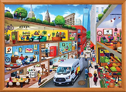 MasterPieces 1000 Piece Jigsaw Puzzle for Adults, Family, Or Kids - City Living - 19.25"x26.75"