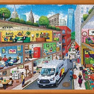 MasterPieces 1000 Piece Jigsaw Puzzle for Adults, Family, Or Kids - City Living - 19.25"x26.75"