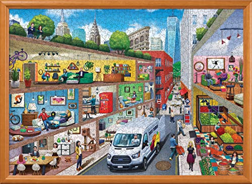 MasterPieces 1000 Piece Jigsaw Puzzle for Adults, Family, Or Kids - City Living - 19.25"x26.75"