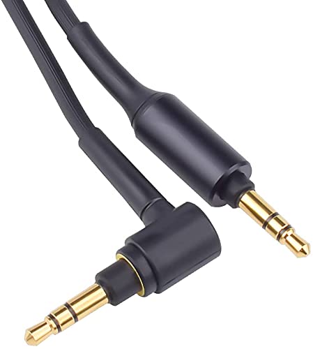 Xivip WH-1000XM3 Headphones Audio Cable,3.5mm Headphones Audio Cable,4.9 ft Aux Cord Compatible with Sony WH-1000X WH-H900N MDR-1AM2 MDR-10R MDR-ZX770BN MDR-100ABN Headphones (Black)