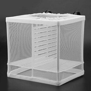 Fish Tank Breeder Net, Multifunctional Isolation Mesh Box Plastic Frame Fish Tank Separation Breeding Net Aquarium Mesh Hatchery Breeder