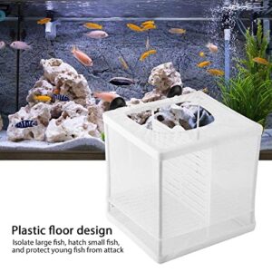 Fish Tank Breeder Net, Multifunctional Isolation Mesh Box Plastic Frame Fish Tank Separation Breeding Net Aquarium Mesh Hatchery Breeder