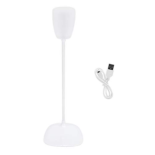 Haofy LED Desk Lamp with Flexible Gooseneck, USB Table Lamp with 3 Level Brightness Bedside Reading Light Touch Switch Dimmable Reading Studying Light