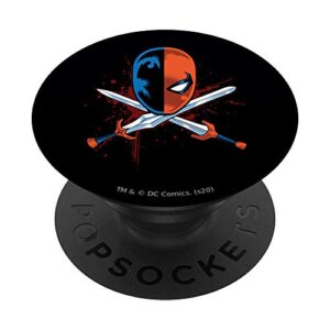 batman deathstroke crossed swords popsockets swappable popgrip