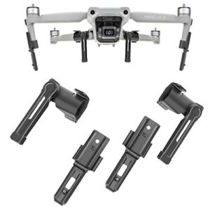 hanatora foldable extension landing gear for dji air 2s,mavic air 2 drone,extender legs feet accessories