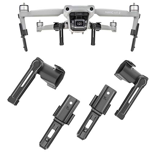 Hanatora Foldable Extension Landing Gear for DJI Air 2S,Mavic Air 2 Drone,Extender Legs Feet Accessories