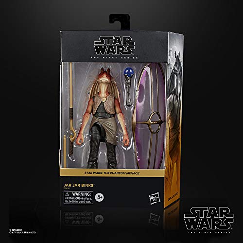 STAR WARS The Black Series Jar Jar Binks 6-Inch-Scale The Phantom Menace Collectible Deluxe Action Figure, Kids Ages 4 and Up